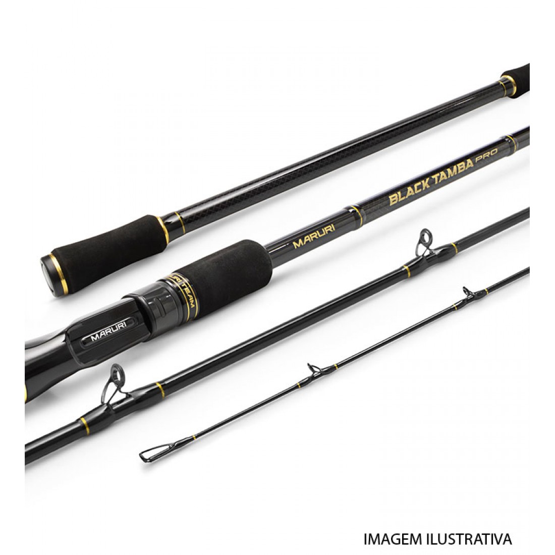 Vara para carretilha Maruri Black Tamba PRO 9" (2,70m) 60 Lbs - BTPRO ...